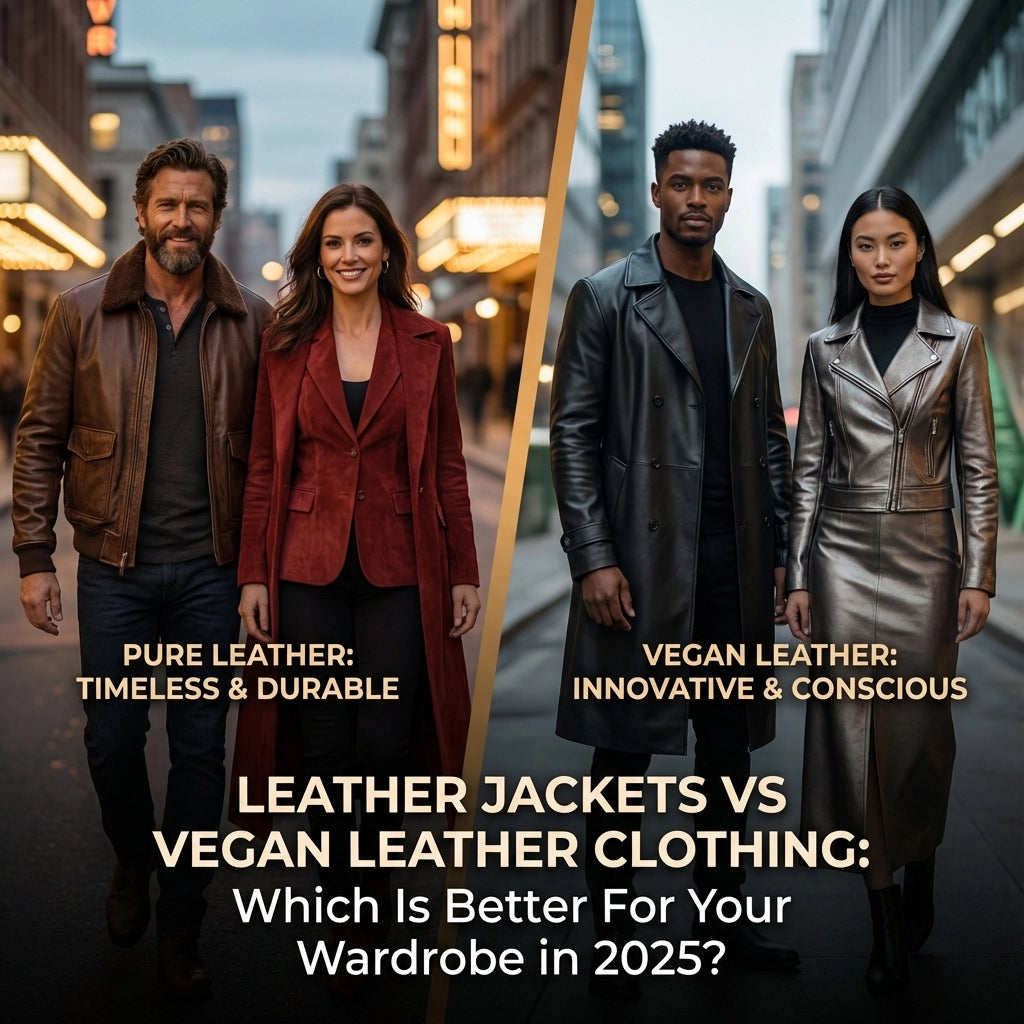 Leather Jackets vs Vegan Leather Clothing: Which Is Better For Your Wa ...